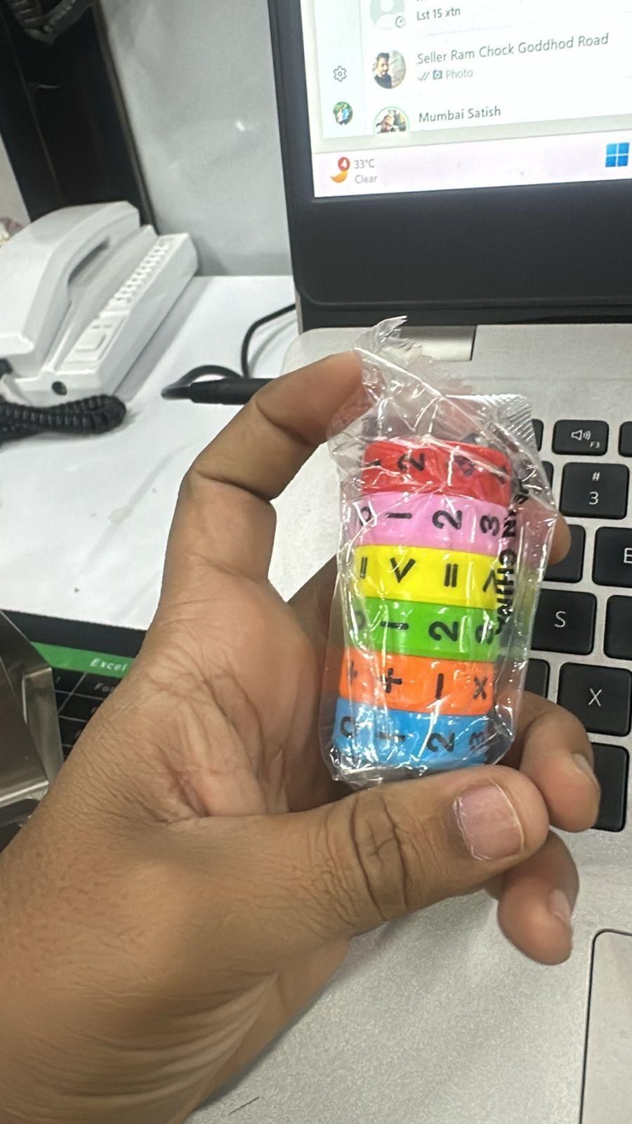 Math Cylinder Circular Shape Educational Abacus Puzzle – ShopNJoys